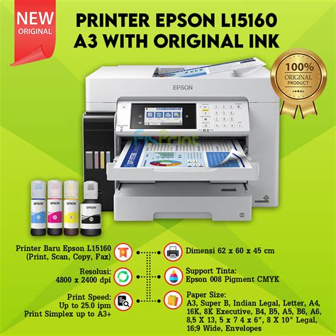 Jual Epson Eco Tank Printer M15140 L14150 L15150 15160 A3 Epson