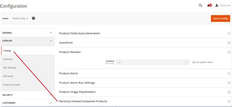 Magento X Enable Disable Compare Products MAGE DB