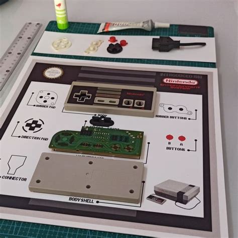 🖼️ Download Nes Controller Disassemble Layout Template Pdf Format・ 3d