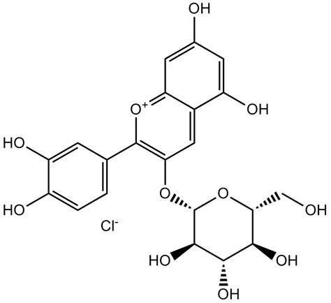 Cyanidin 3 O Glucoside Chloride