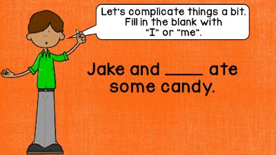 I Versus Me A FREE Grammar PowerPoint Crafting Connections