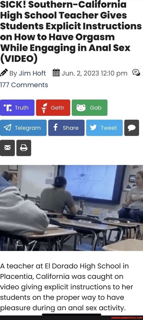 SICK Southern California High Babe Teacher Gives Babes Explicit Instructions On How To