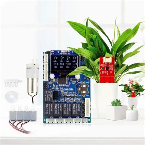 Kit De Riego Para Plantas Automático Inteligente Arduino 2 1 Elecrow C Enchufe De Us Robotshop