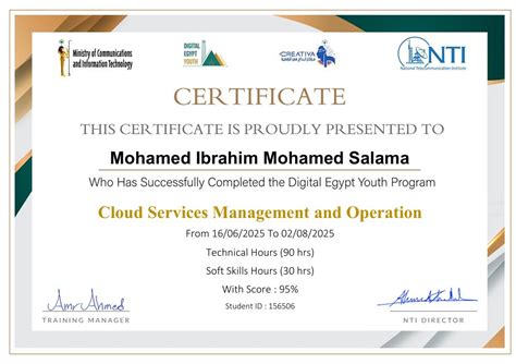 Cloudcomputing Digitalegypt Creativa Nti Mcit Upskilling