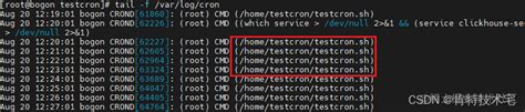 Linux下使用crontab的正确姿势 crontab修改后怎么生效 CSDN博客