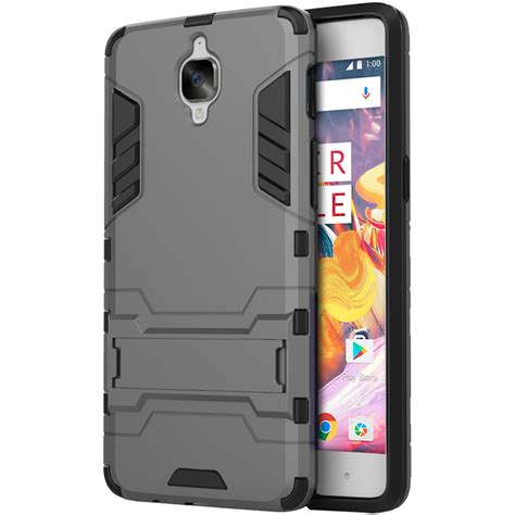 Slim Armour Tough Shockproof Case For Oneplus T Grey