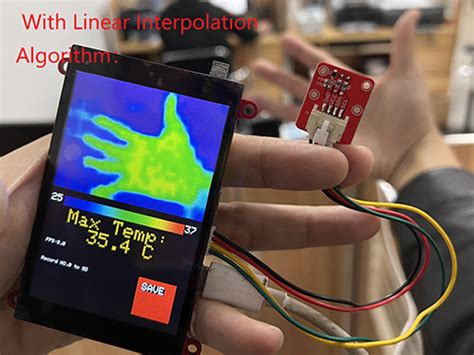 Diy Thermal Camera Esp32s3 Display With Mlx90640 Makerfabs