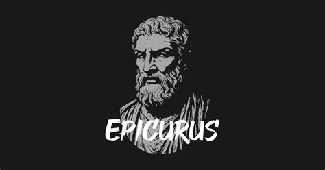 Epicurus Ancient Philosopher Portrait Design Epicurus T Shirt