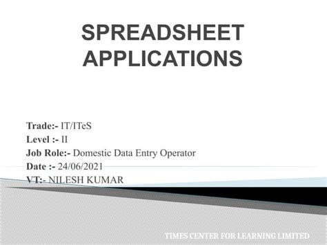 Spreadsheet 2pptx Is The Power Point Presentations Ppt