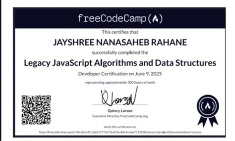Javascript Webdevelopment Codingjourney Freecodecamp Datastructures Algorithms