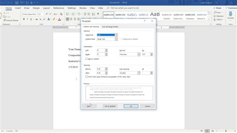 Mla Formatting For Ms Word Essays Youtube
