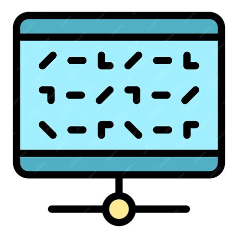 Premium Vector Cipher Encryption Icon Outline Cipher Encryption Vector Icon Color Flat Isolated