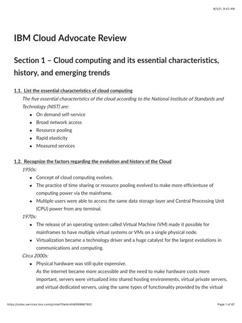Ibm Cloud Advocate Review Pdf Pdf Cloud Computing Computer Network