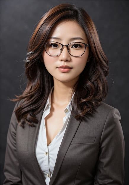 Mujer Joven Coreana Foto Premium