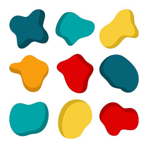 Premium Vector Abstract Fluid Hand Drawn Organic Shapes