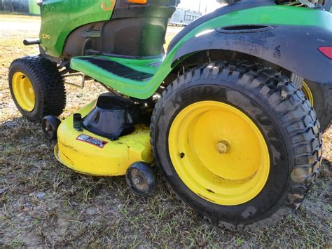 1005 John Deere E170 Riding Mower Demott Auction