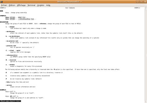 Chgrp Définition Et Explications