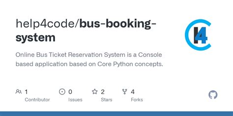 GitHub Help Code Bus Booking System Online Bus Ticket Reservation System Is A Console Based