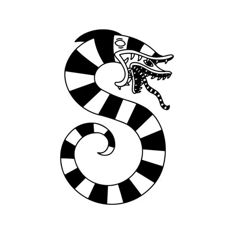 Beetlejuice Sandworm Coloring Page