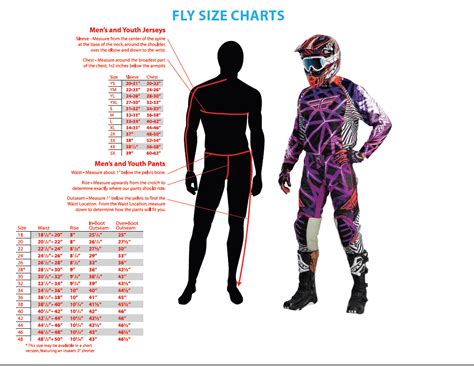 Youth Motocross Pants Size Chart