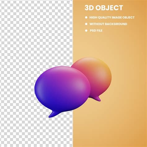 Premium Psd Chat Bubble