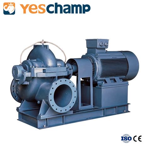 90kw Single Stage Horizontal Split Case Centrifugal Pump With Electric Motor Centrifugal Pump