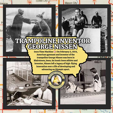 Trampoline Inventor George Nissen Iowa Time Machine February 3 1914