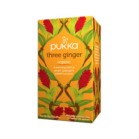 Three Ginger Tea 20 Bags Wholelife