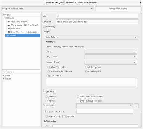Qep 37 Fields And Forms Redesign · Issue 37 · Qgisqgis Enhancement Proposals · Github