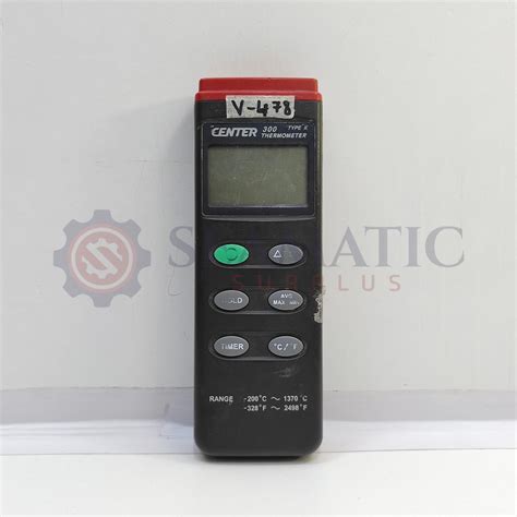 Center 300 Digital Thermometer Type K Seamatic Surplus