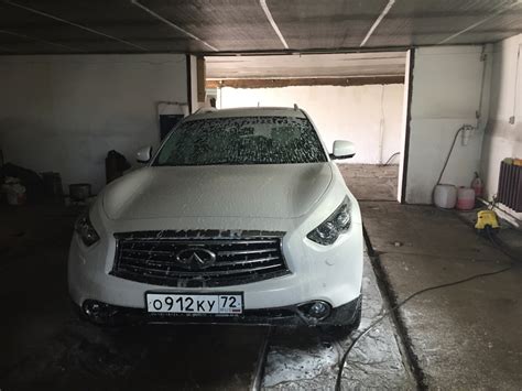 Тест химии кох — шампунь для ручной мойки — Infiniti FX (2G), 3,7 л ...