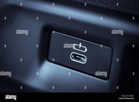 Close Up Shot Of An USB Type C Plug Charging Socket Stock Photo Alamy