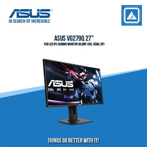 ASUS VG279Q 27" FHD LED IPS GAMING MONITOR WLMNT (DVI, HDMI, DP ...