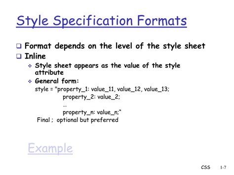 Ppt Cascading Style Sheets Css Xingquan Hill Zhu Xqzhucsefau