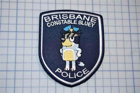Brisbane Constable Bluey Patch B29 359 Etsy