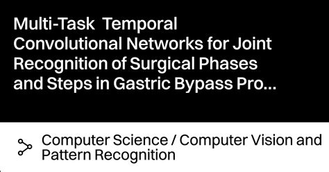 Multi Task Temporal Convolutional Networks For Joint Recognition Of