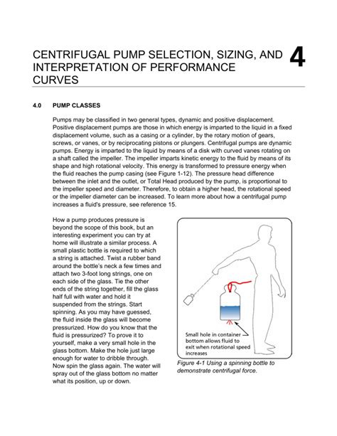 Centrifugal Pump Selection And Performance Curves