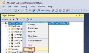 Stop SQL Server MS Technology Talk