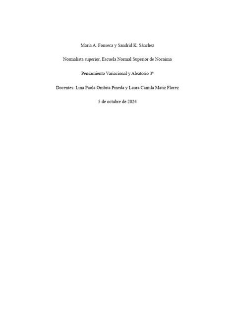 Taller Variable Cualitativa Y Cuantitativa Pdf Mediana Teoría