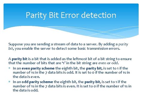 Error Detection And Correction What Is An Error