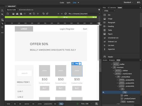 Website Design Software Adobe Dreamweaver