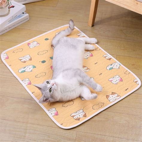Hgii Cartoon Dog Cooling Mat Soft Latex Cotton Pet Cool Mat Bed Pet