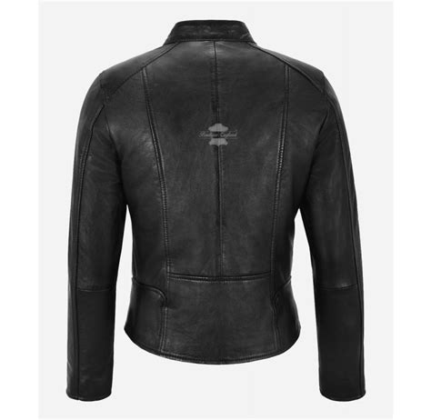 Daria Ladies Leather Jacket Women Slim Fit Simple Leather Jacket