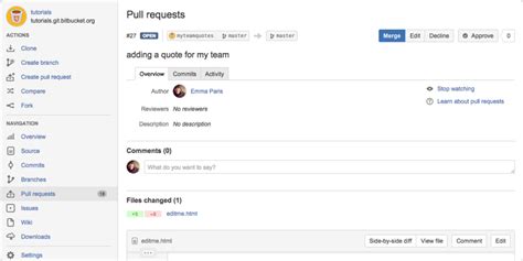 Learn About Code Review In Bitbucket Cloud SitePoint