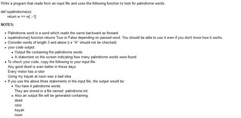Solved Write A Program That Reads From An Input File And