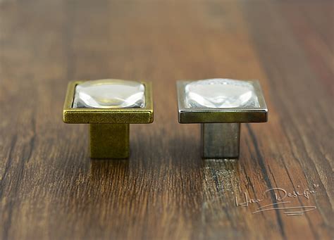 Compasssquare Drawer Knobs Handmade Vintage Bronze Dresser Etsy