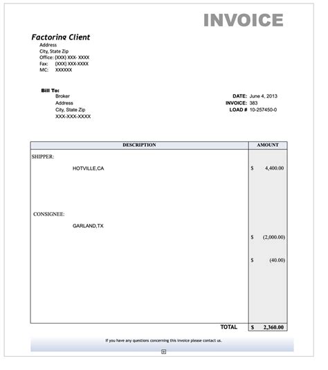 Invoice Tracker Template — Never Stop Trucking