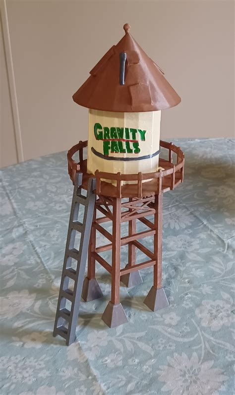 🚰 Gravity Falls Water Tower Stash Box Weed Jewelry Coins And Or Light
