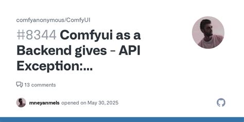 Comfyui As A Backend Gives Api Exception Unauthorized Please Login