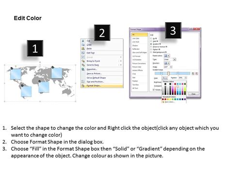 World Map Captions Powerpoint Template Slide Powerpoint Slide Images